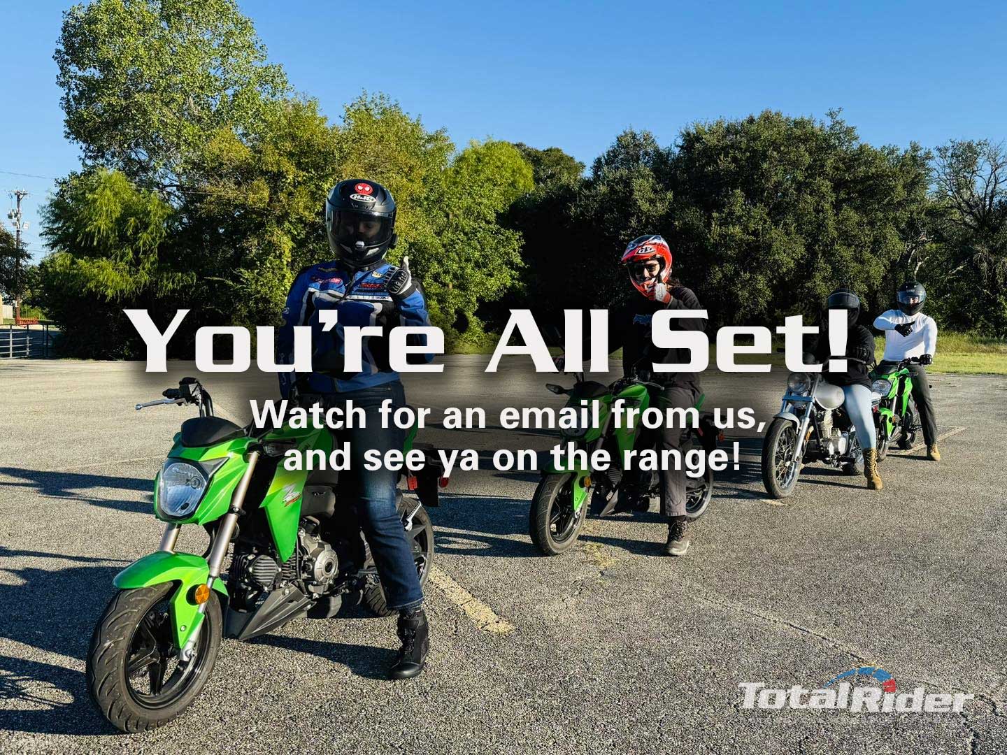 Thank You for Choosing Total Rider! | Total Rider
